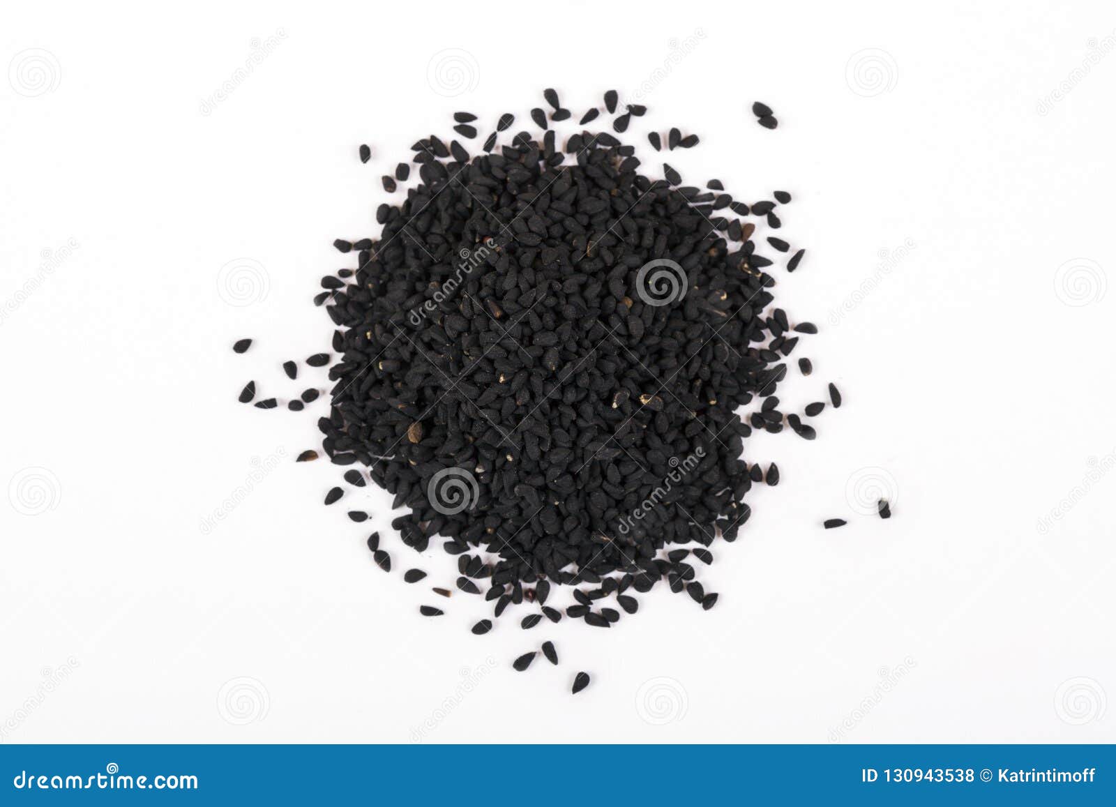 Black cumin seeds stock photo. Image of dark, healthy - 130943538