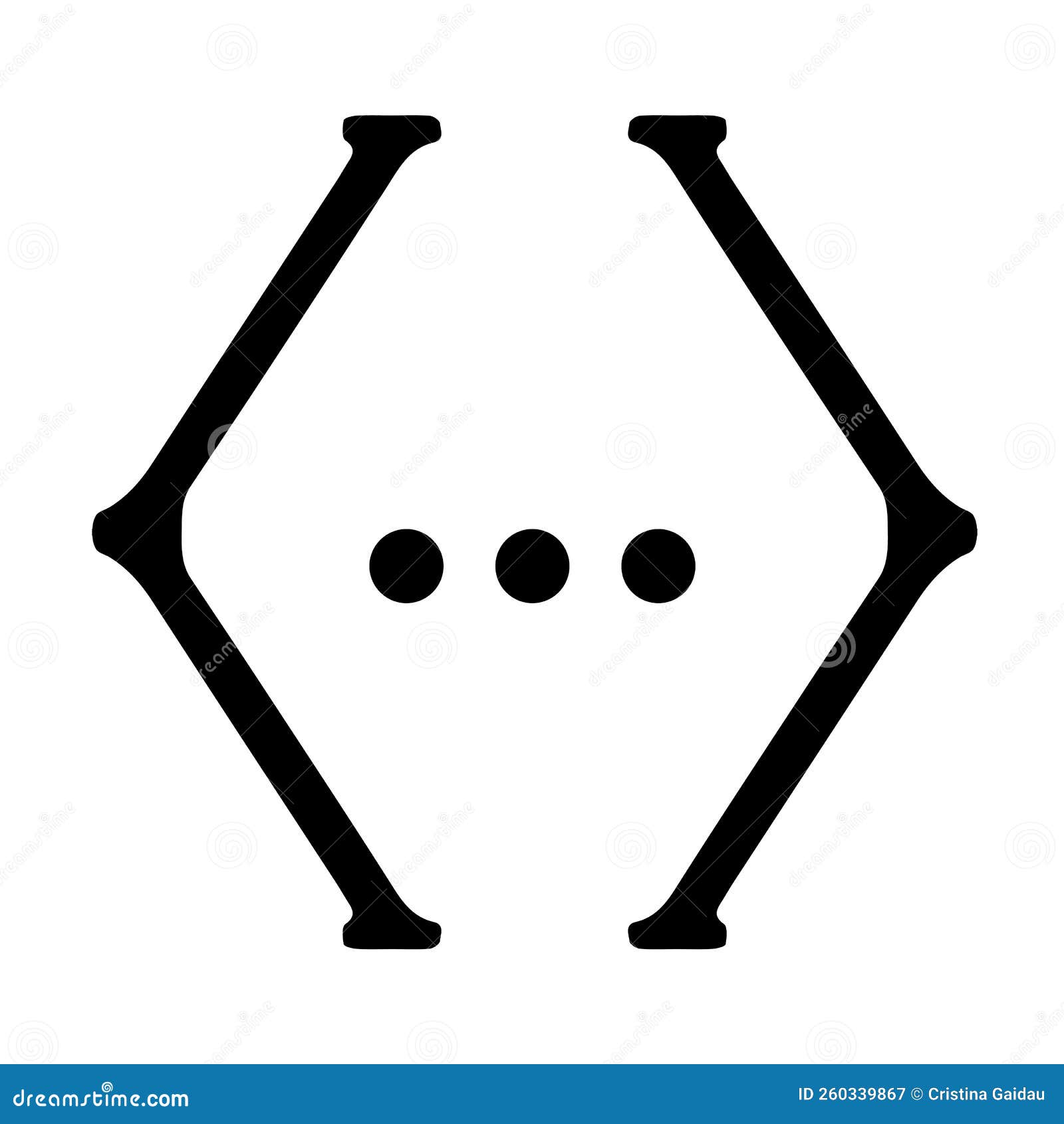 Brackets Quote Box Frame Sketch, Brace Border Text Parenthesis. Font ...