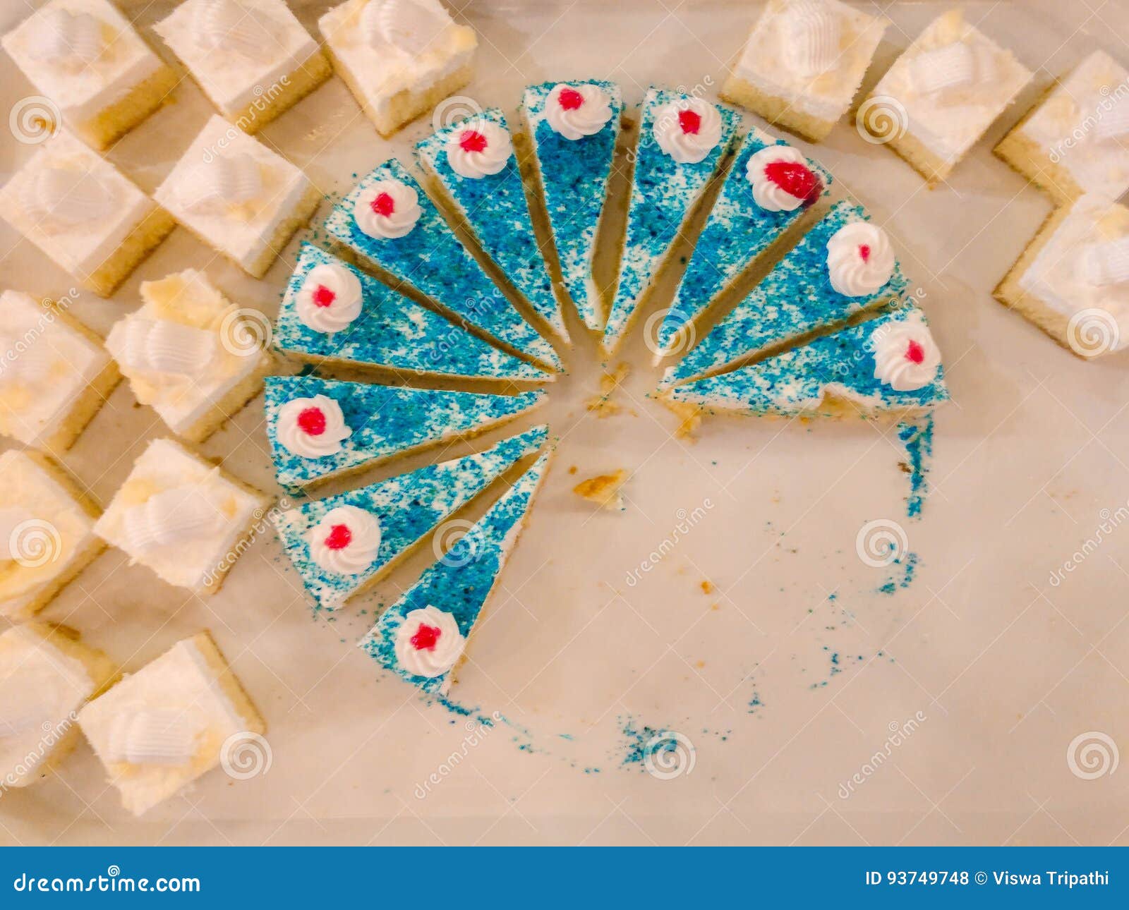 Black Currant Pastry Served at Marriage Stock Photo - Image of eating ...