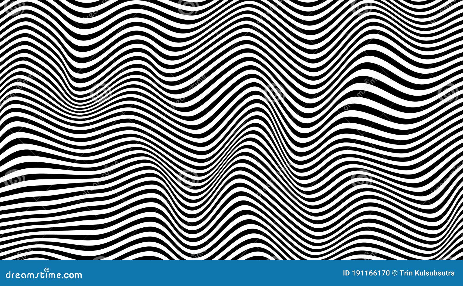 Black Curve Pattern Isolated on White Background Stock Vector ...