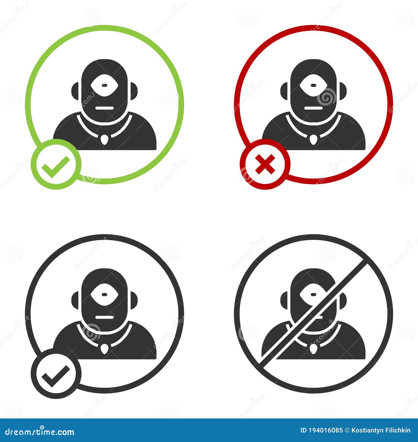 Cyclops Icon Vector Isolated On White Background, Cyclops Sign ...