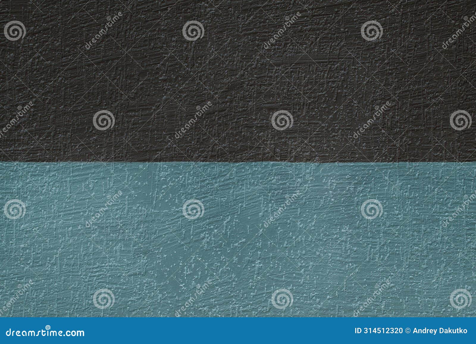 Black Dark and Aqua Blue Paint Two Colors Abstract Design Wall Surface ...