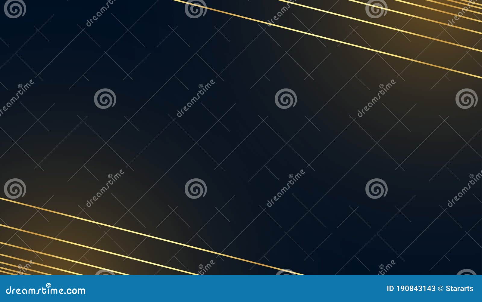 Black Dark Background with Golden Lines Design Stock Vector ...