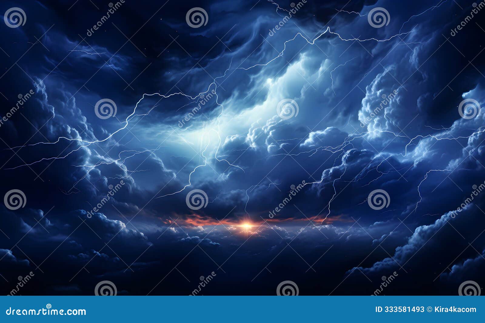 Black Dark Blue Night Sky with Clouds. a Thunderstorm is Coming ...