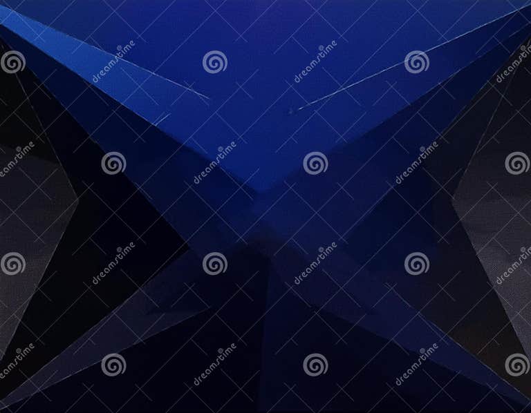 Black Dark Deep Navy Blue Abstract Pattern Background. Geometric Shape ...