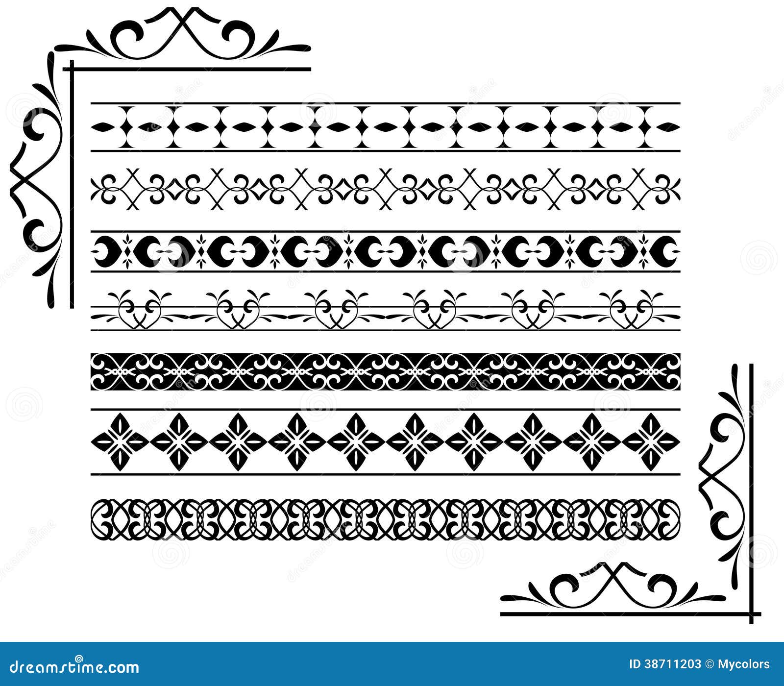 Fancy Border Vector Png