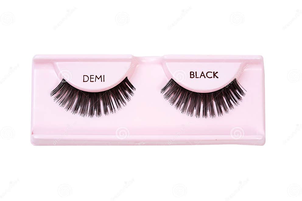Black demi lashes stock photo. Image of black, glamour - 2993238