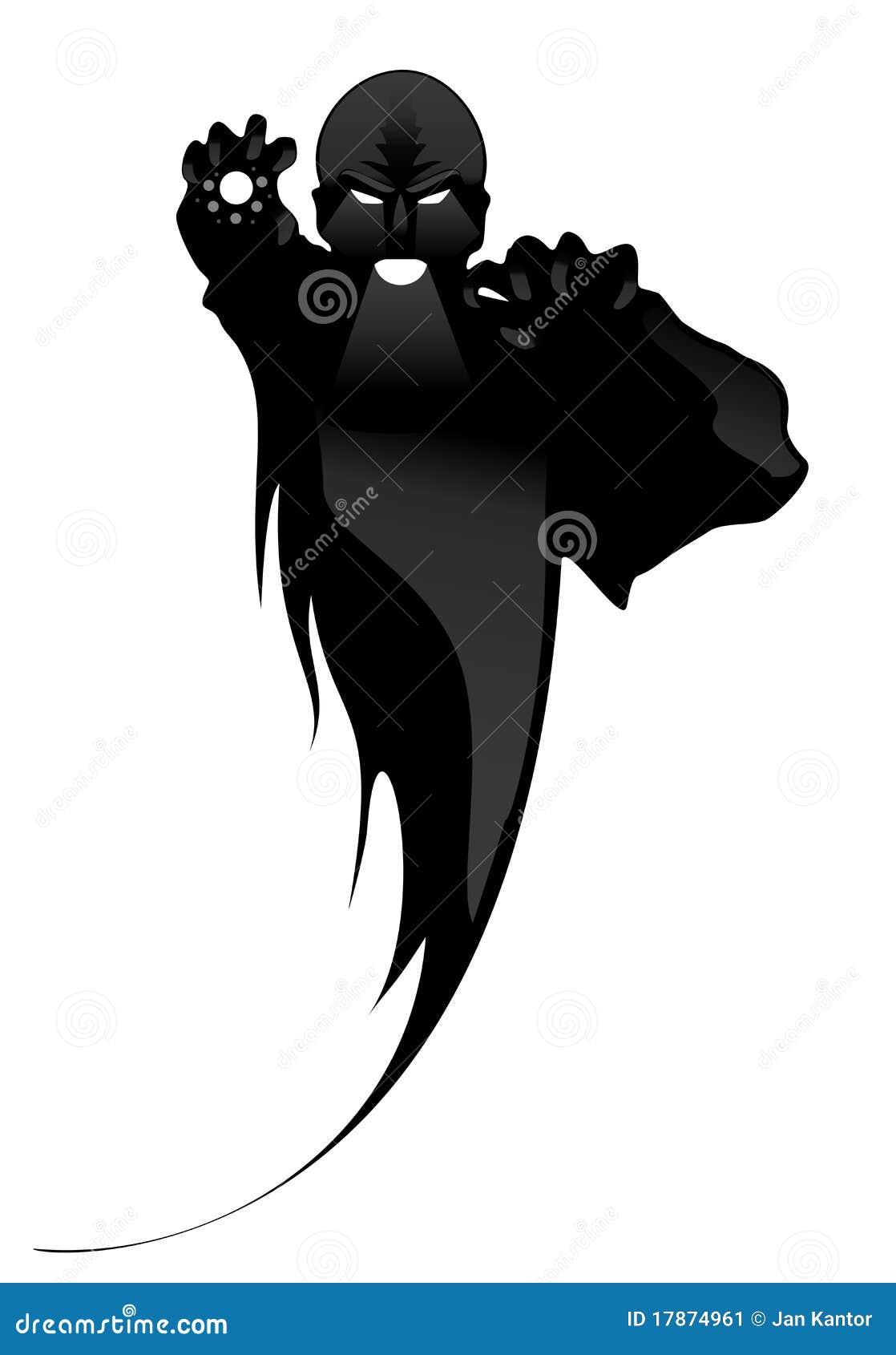 Black Demon stock illustration. Illustration of blend - 17874961