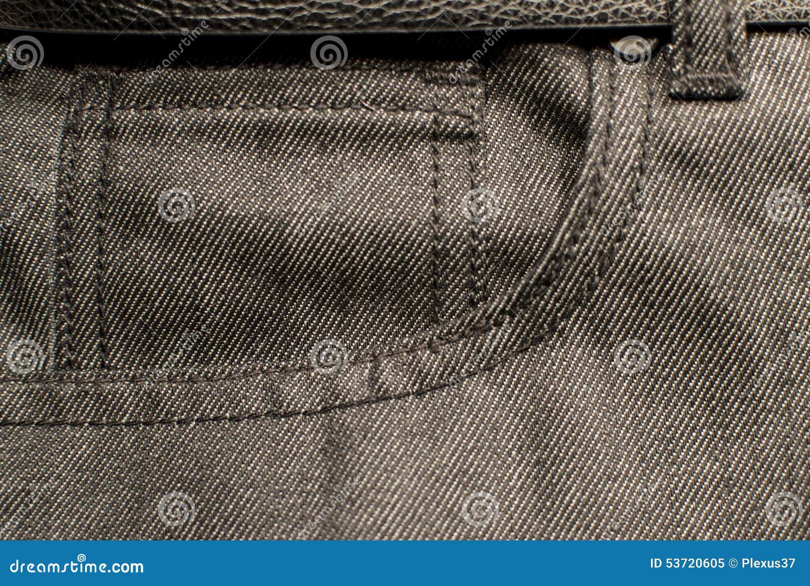 Black Denim Close Up Pocket Stock Image - Image of abstract, surface ...