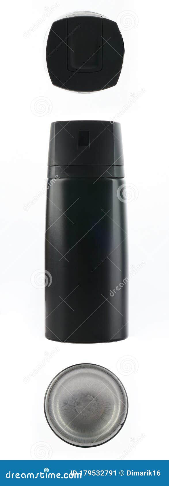 Black deodorant can stock image. Image of draw, perspective - 179532791