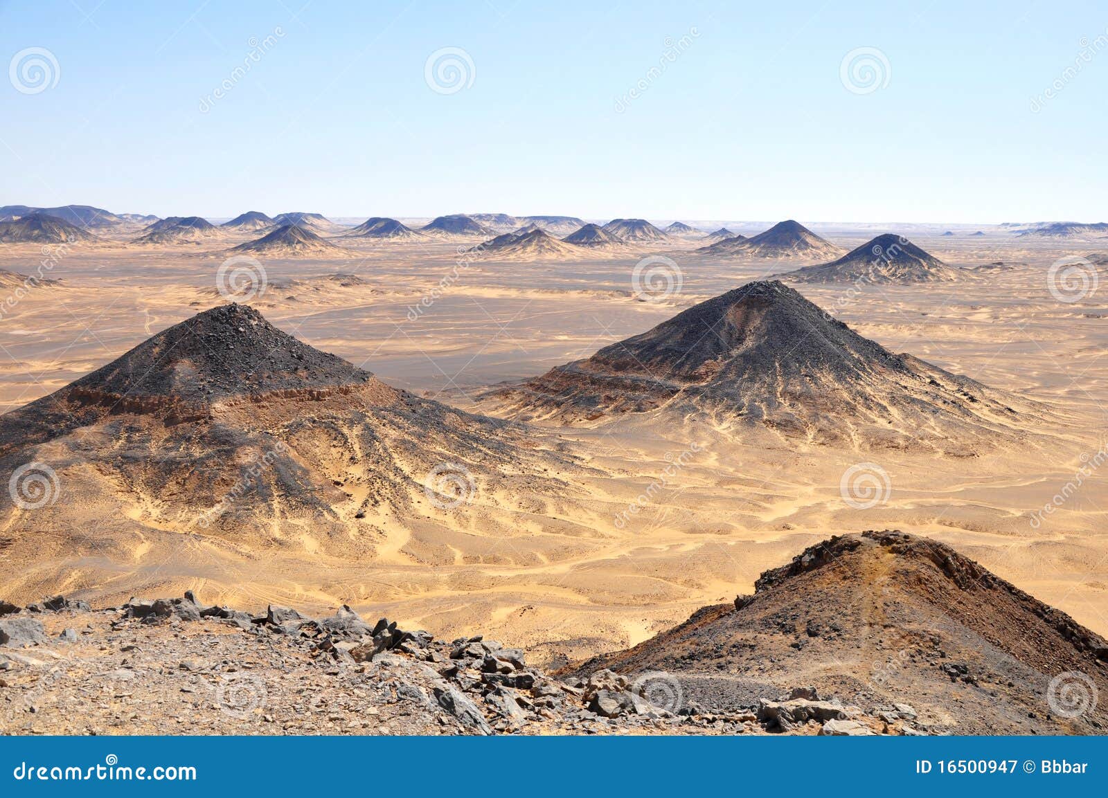 Black desert in Egypt stock image. Image of traveling - 16500947