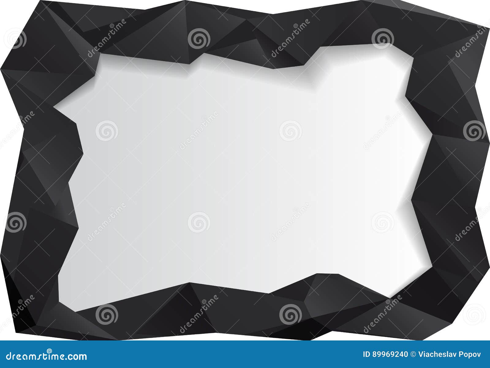 Black design frame. stock illustration. Illustration of futuristic ...