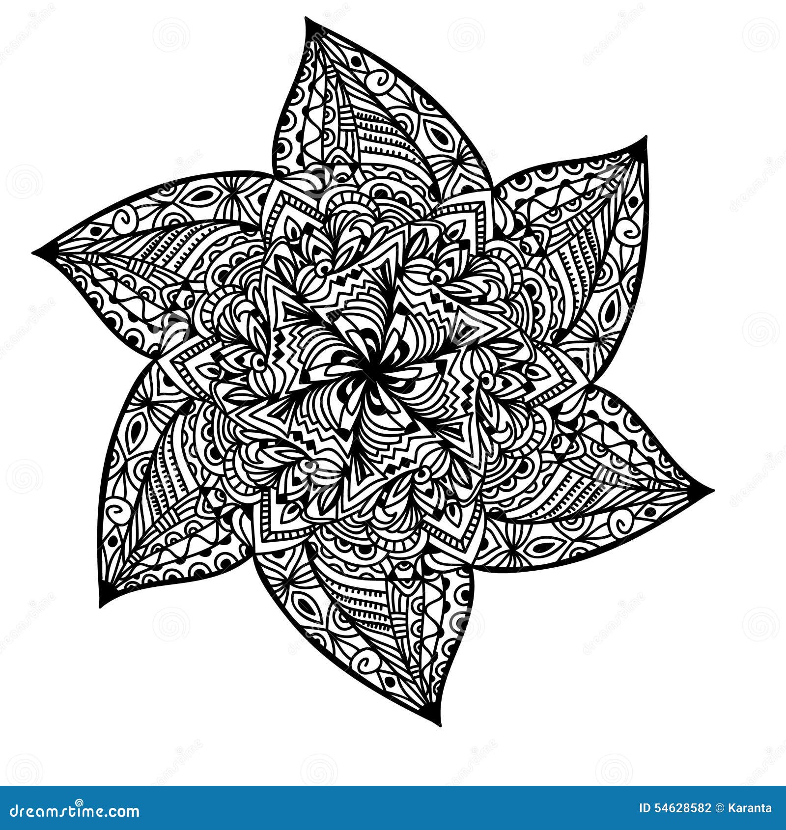 Black Detailed Woman Face Profile Made Up By Six Puzzles Pieces On ...