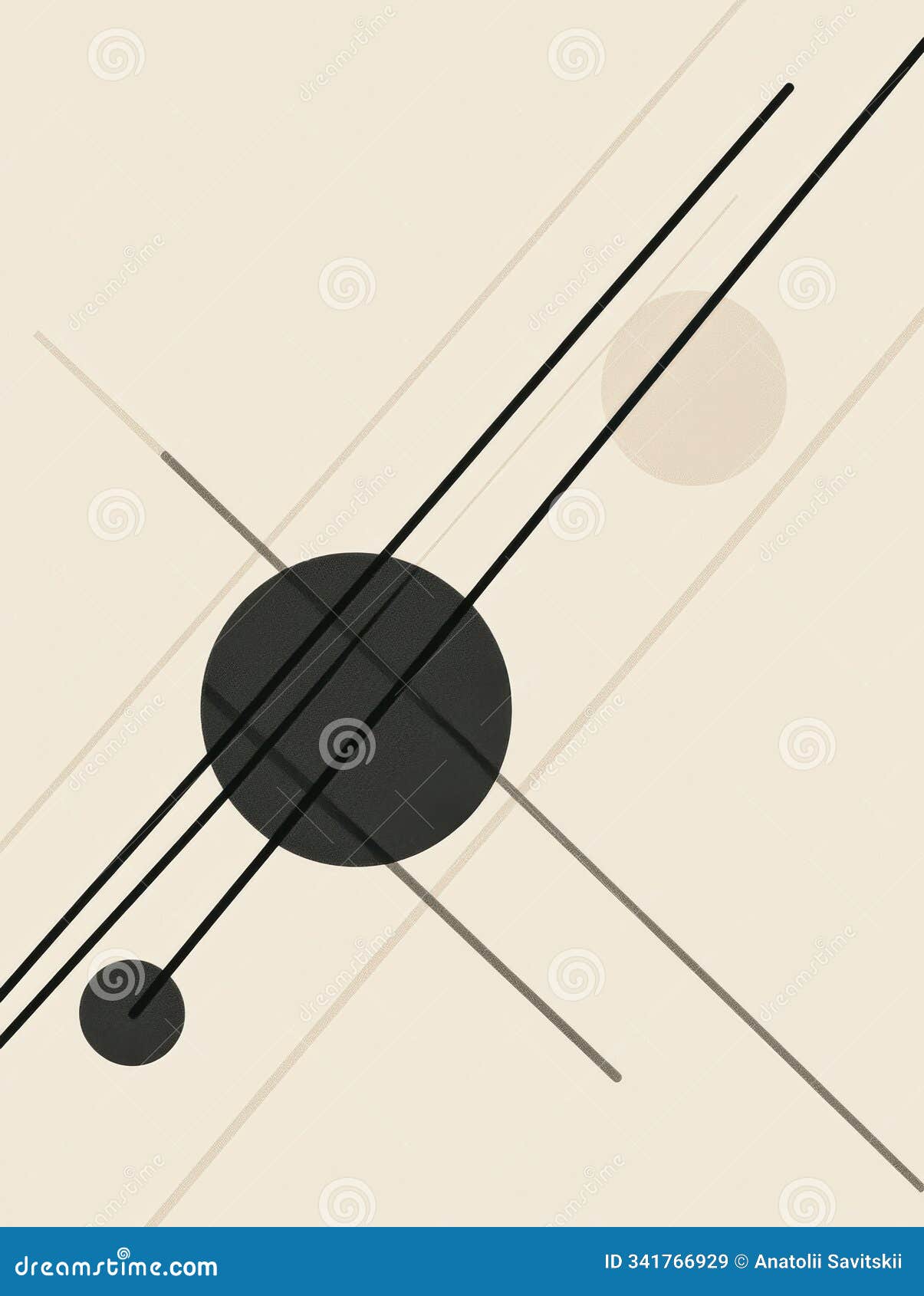 Black Diagonal Lines Intersect a Soft Background, Creating a Striking ...