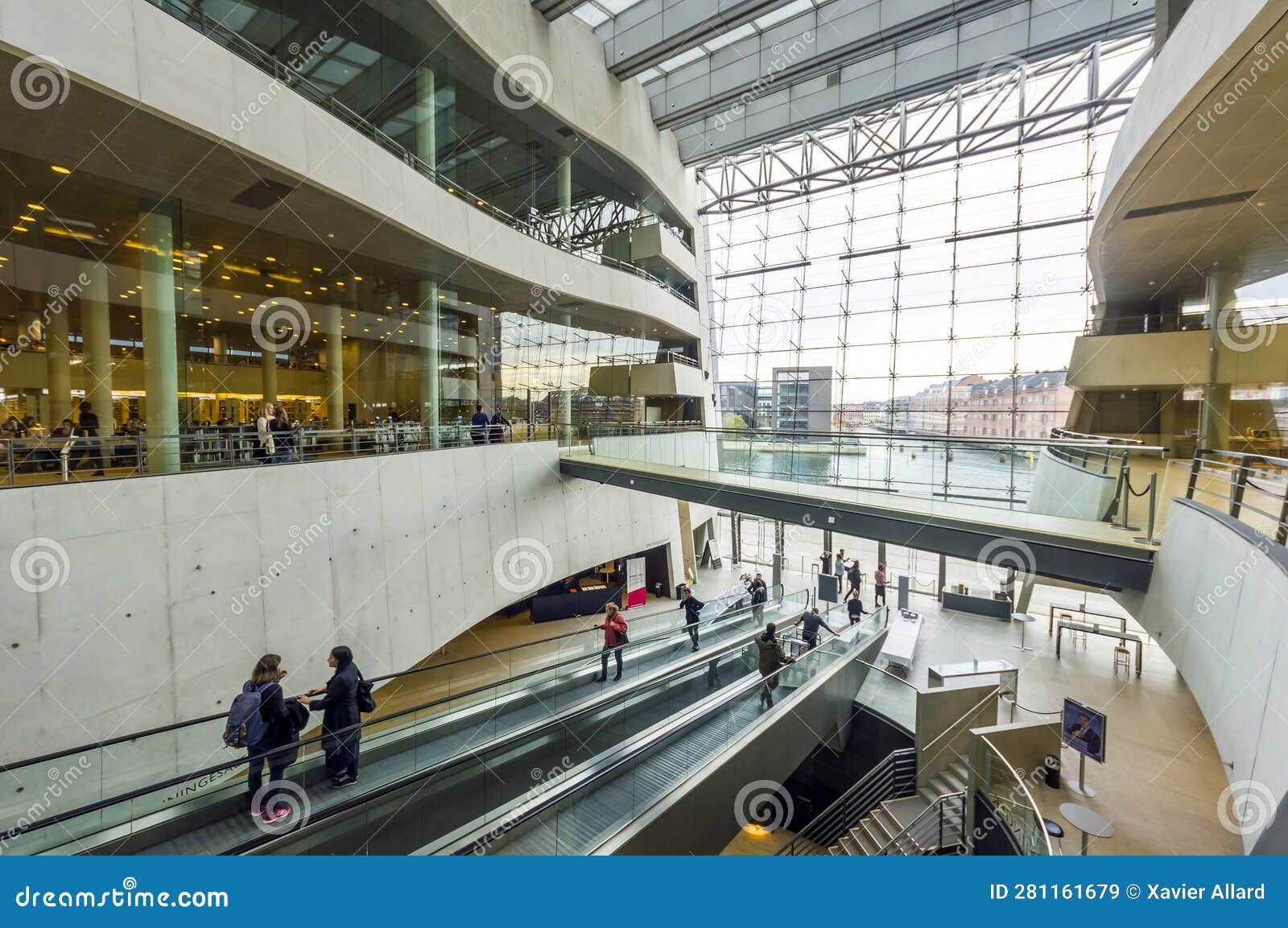The Black Diamond Building in Copenhagen, Denmark Editorial Stock Image ...