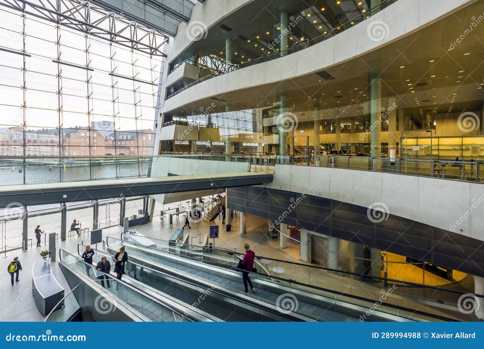 The Black Diamond Building in Copenhagen, Denmark Editorial Stock Photo ...
