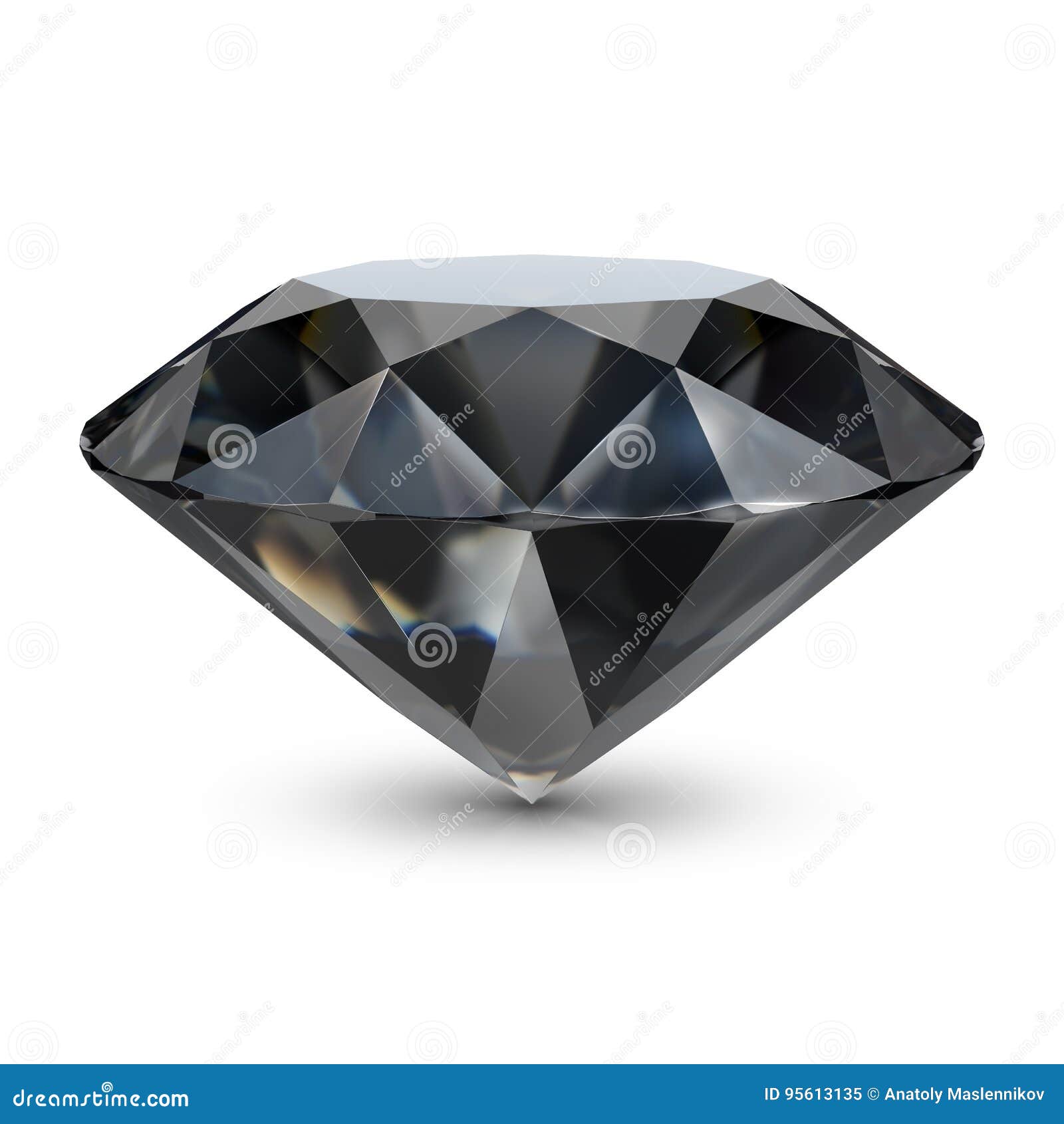 Black diamond stock illustration. Illustration of elegance - 95613135