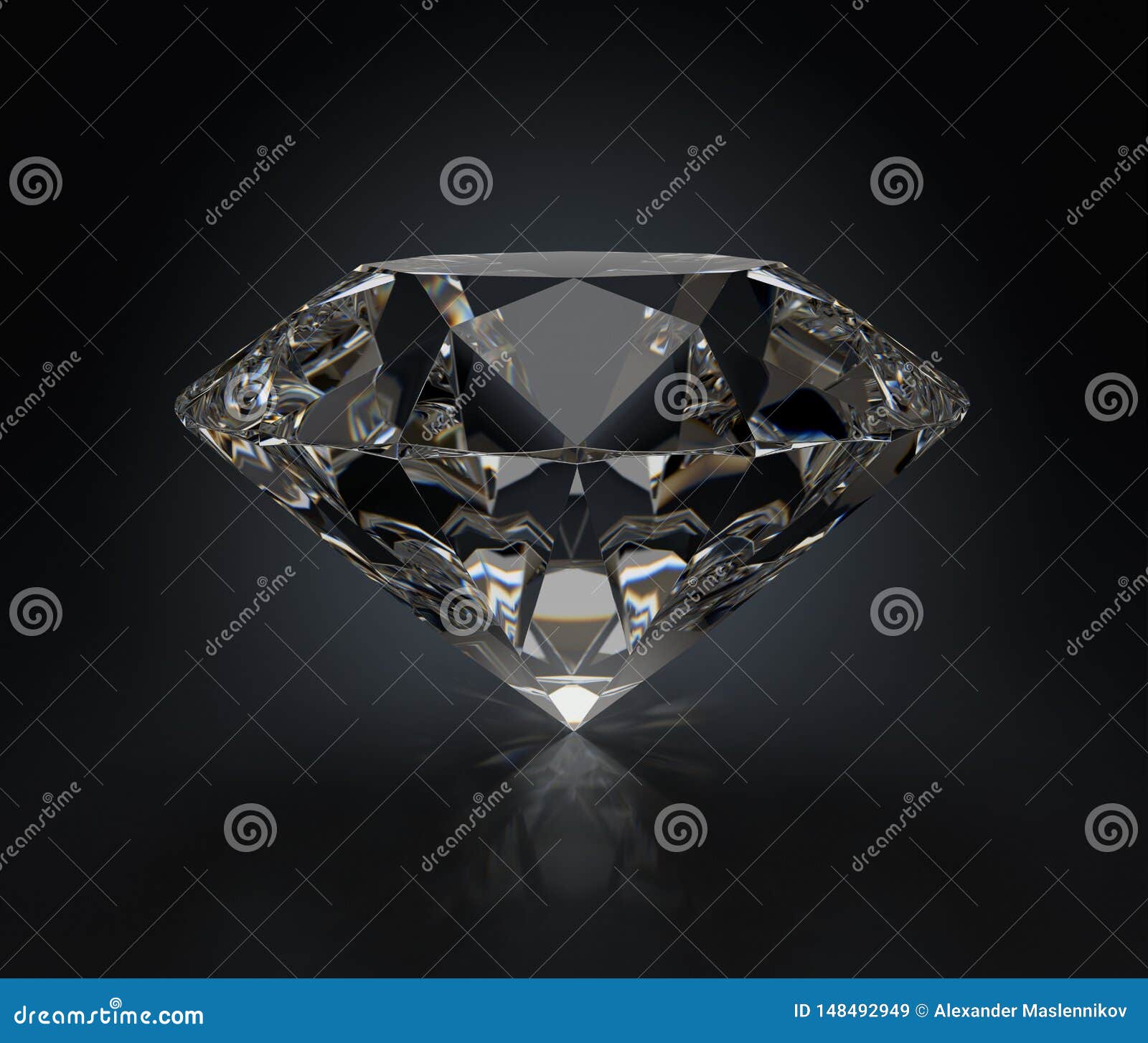 Black diamond stock illustration. Illustration of large - 148492949
