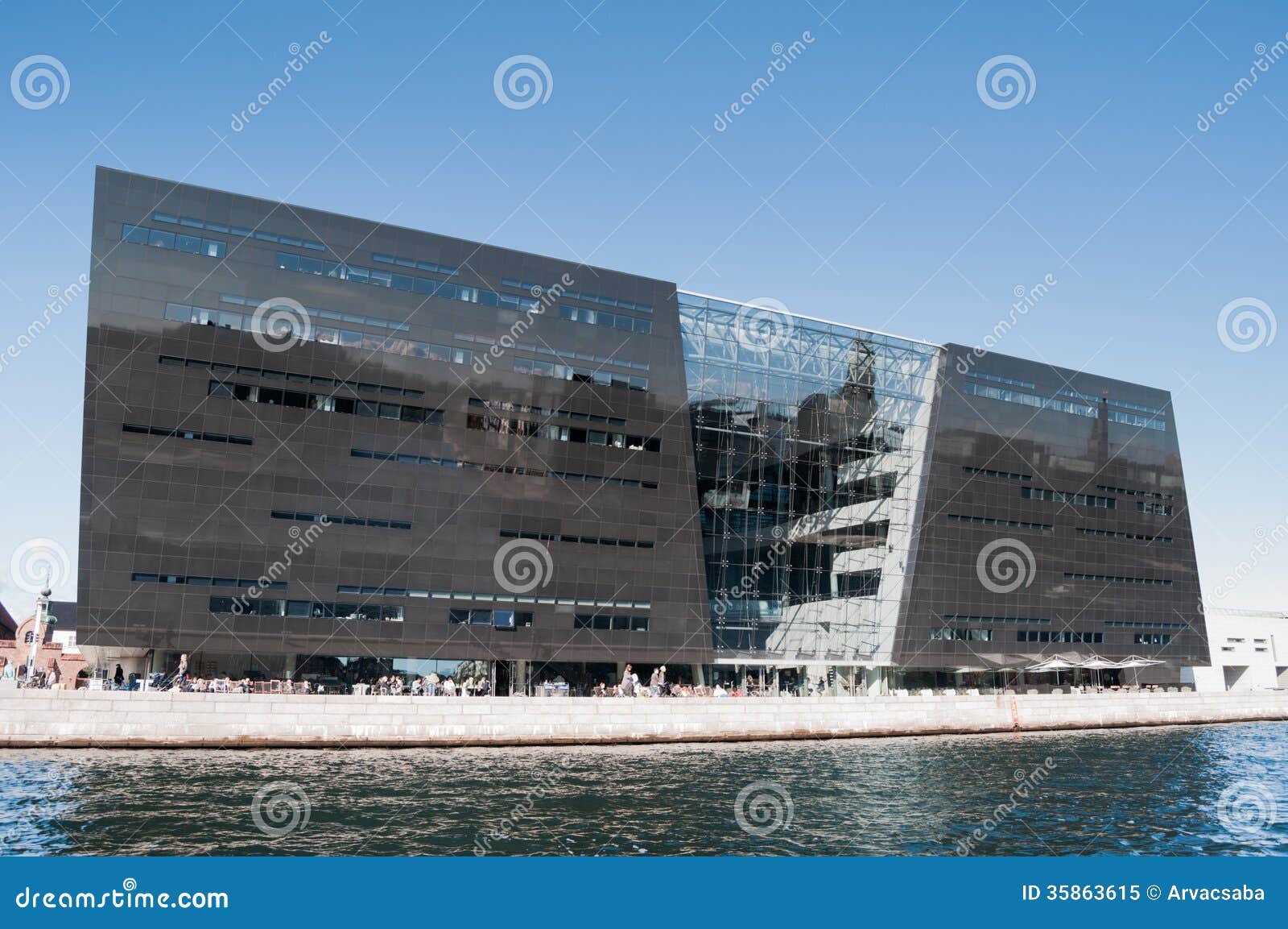 The Black Diamond Interior Atrium View - Modern Extension To The Royal ...