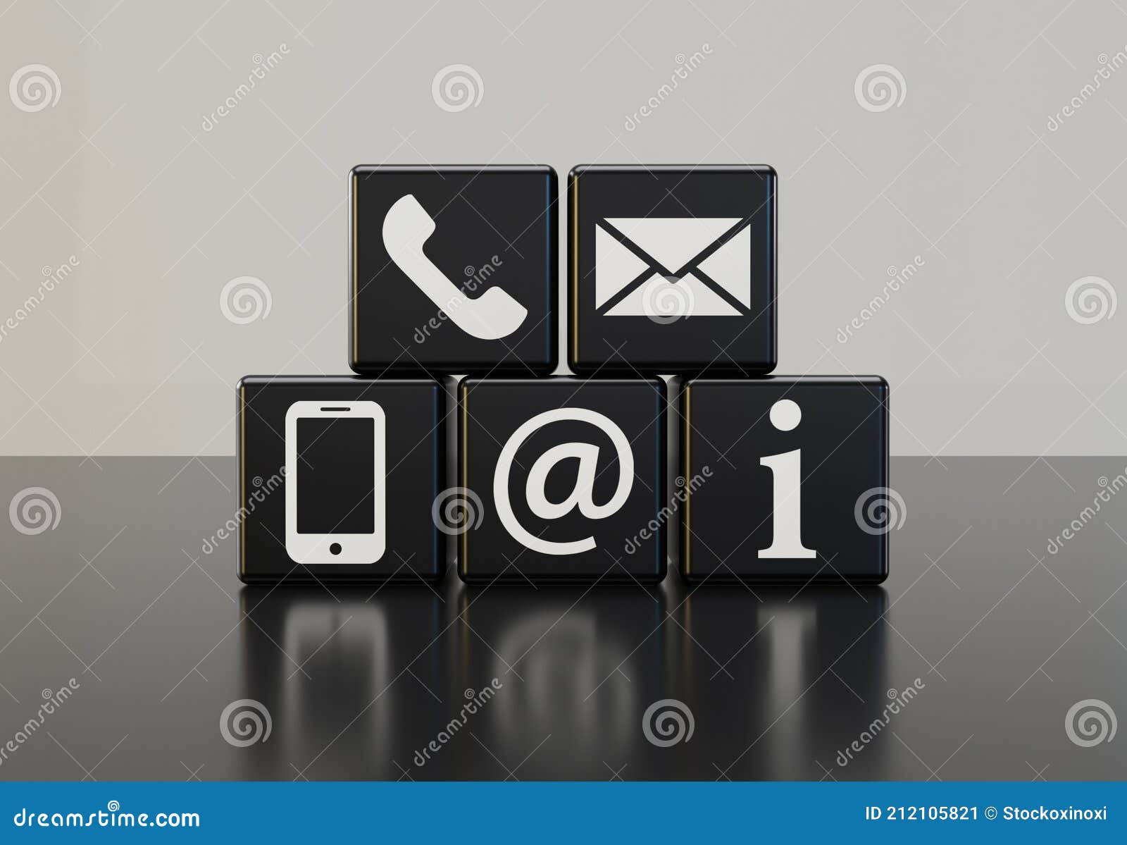 Different Contact Icon Buttons - Isolated On Transparent Background ...