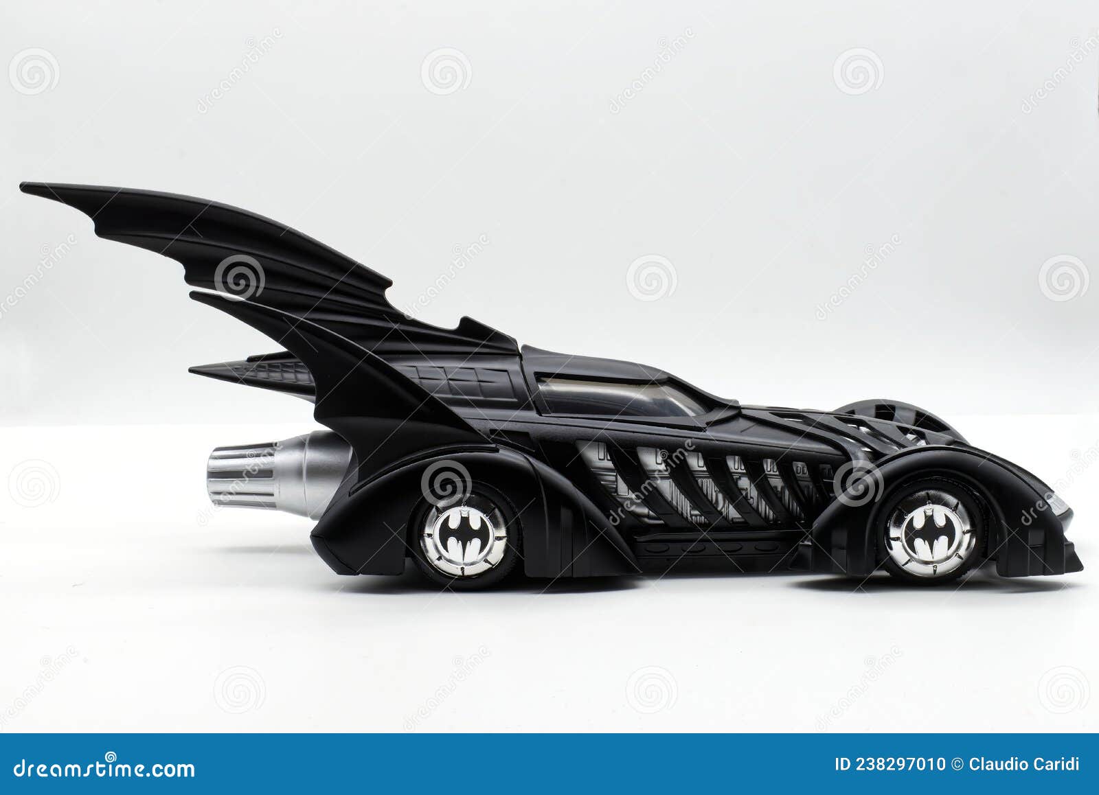 Black Diecast Batmobile Isolated on White Background Editorial Image ...