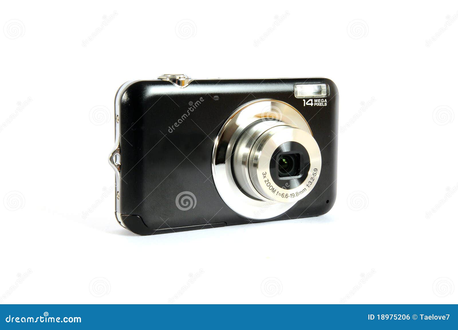 Black digital camera stock photo. Image of technology - 18975206