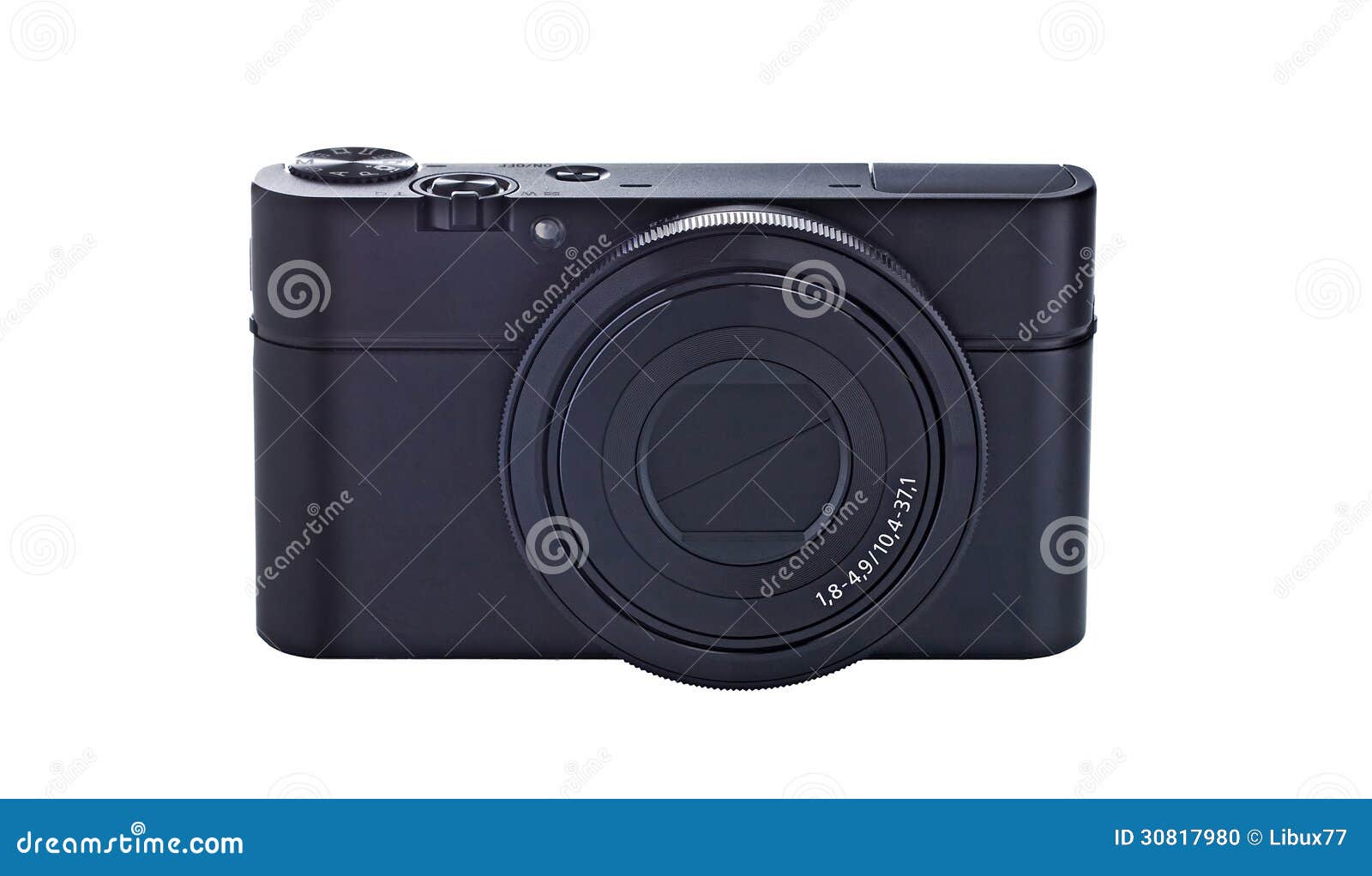 Black Digital Camera stock photo. Image of convenience - 30817980