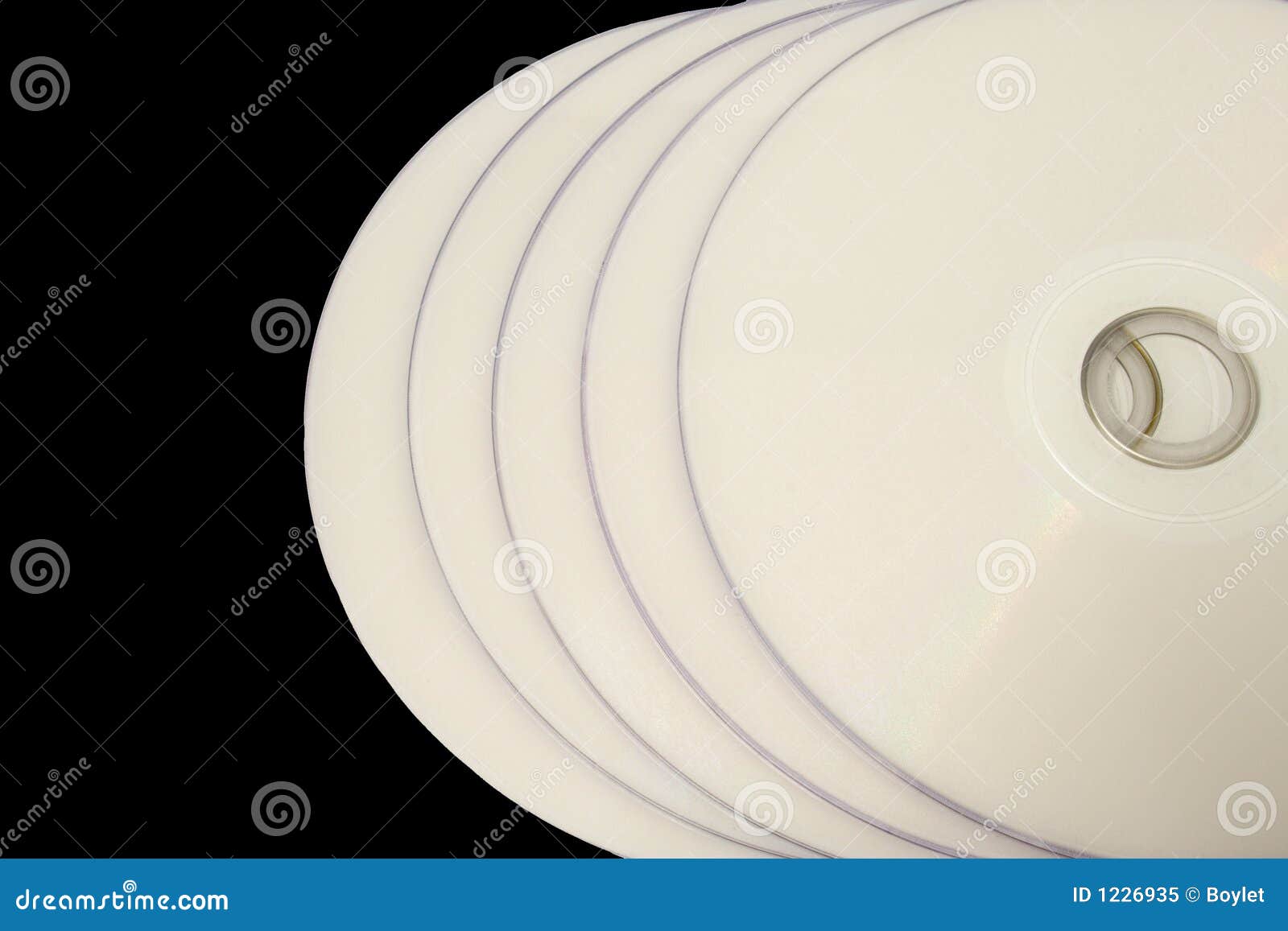 Black Discs stock image. Image of music, compact, duplication - 1226935