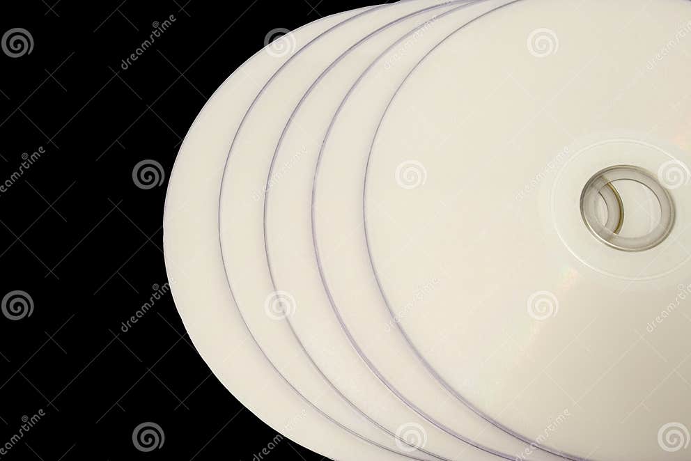 Black Discs stock image. Image of music, compact, duplication - 1226935