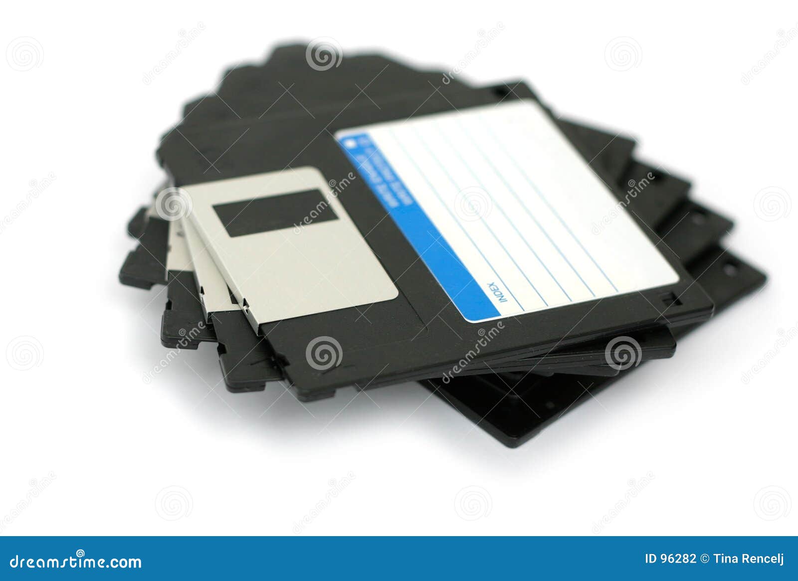 Black Diskettes II stock photo. Image of blank, save, record - 96282