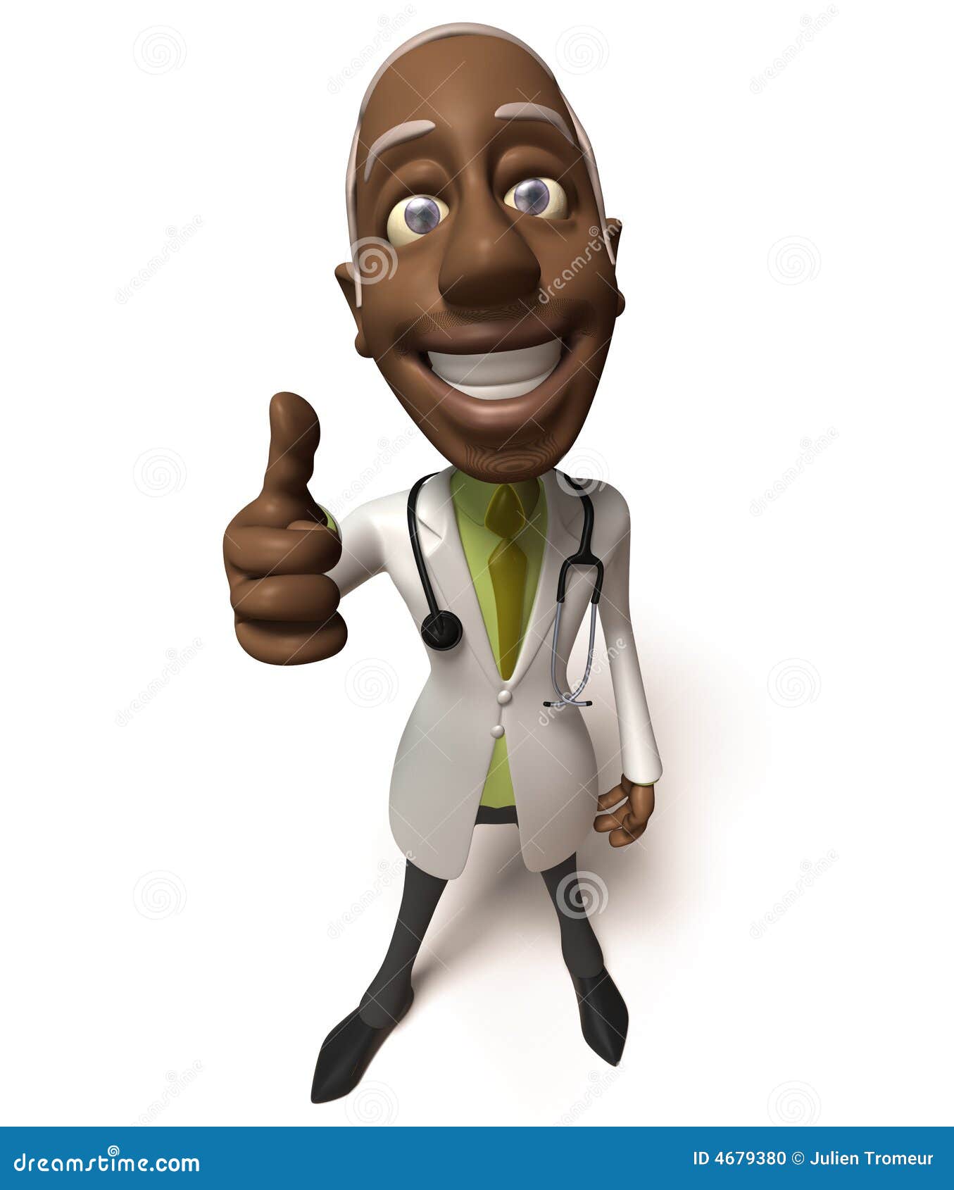 Black doctor stock illustration. Illustration of male - 4679380