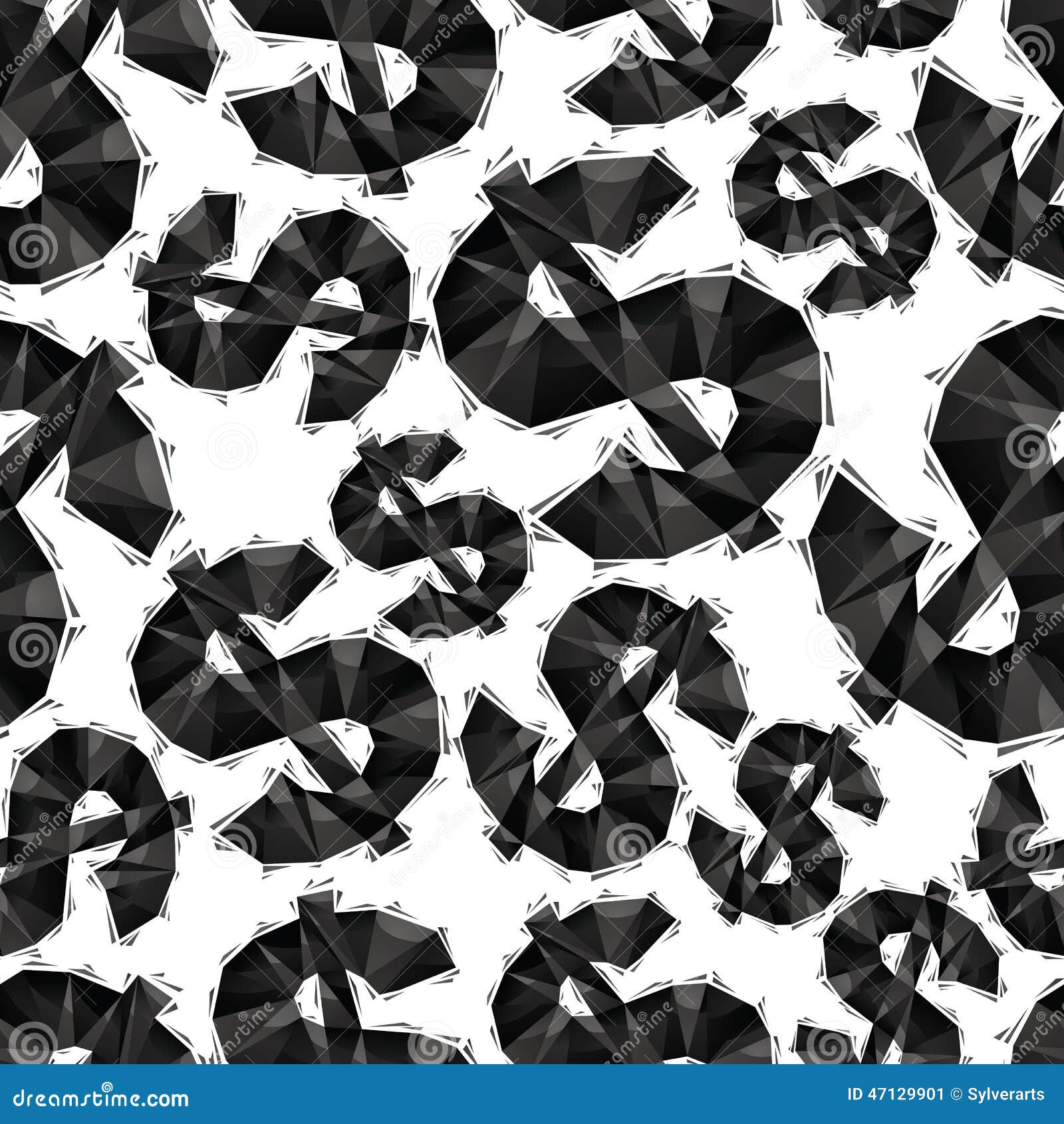 Black Dollar Signs Seamless Pattern, Geometric Contemporary Style ...