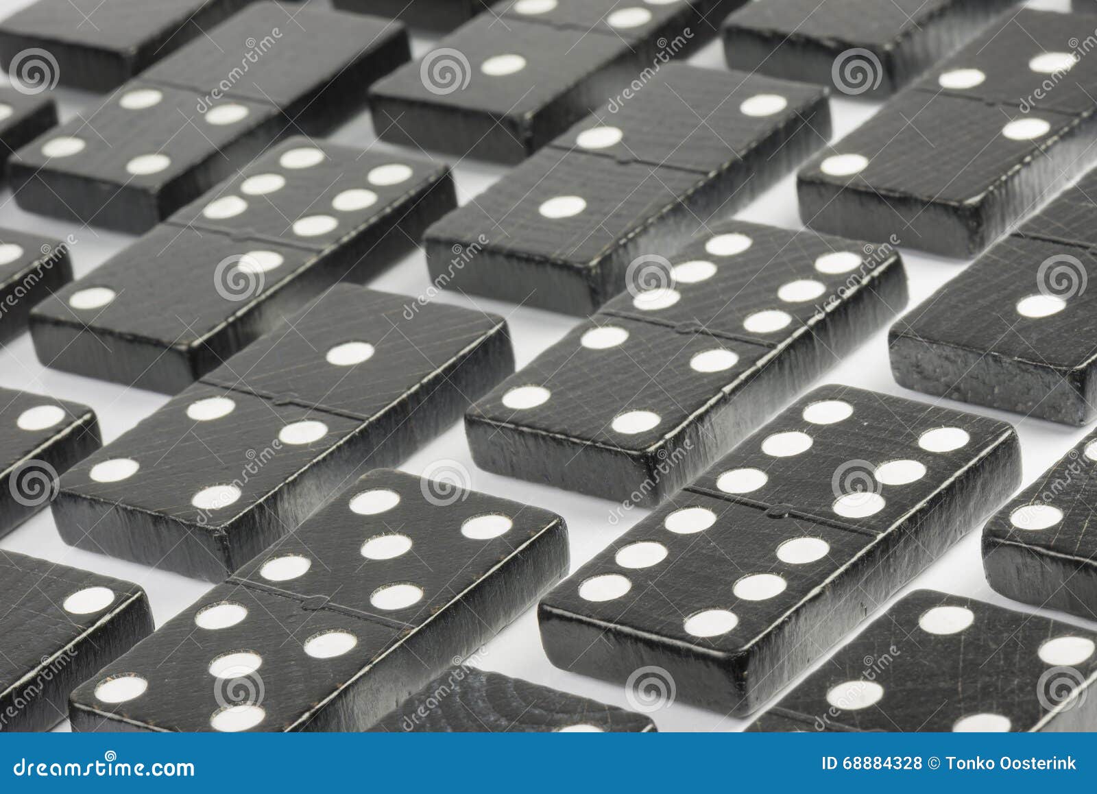 Black Domino bricks stock photo. Image of relate, connect - 68884328