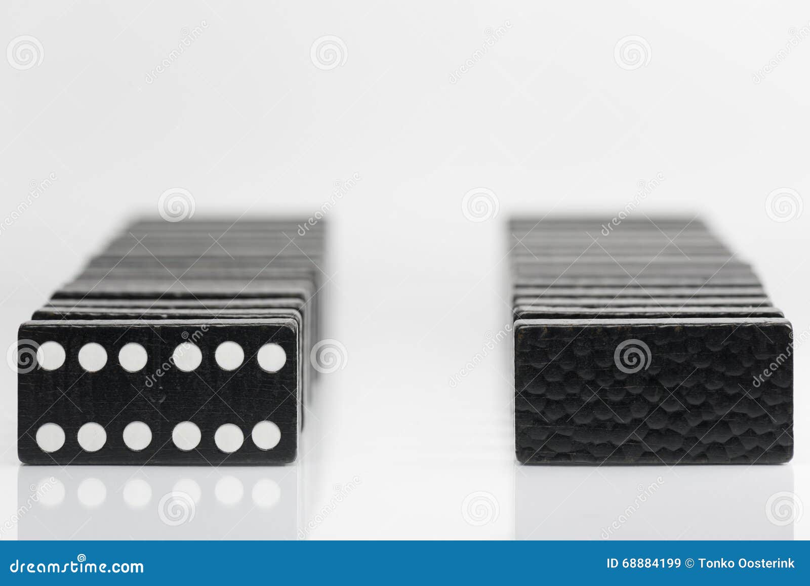 Black Domino bricks stock image. Image of combine, antique - 68884199