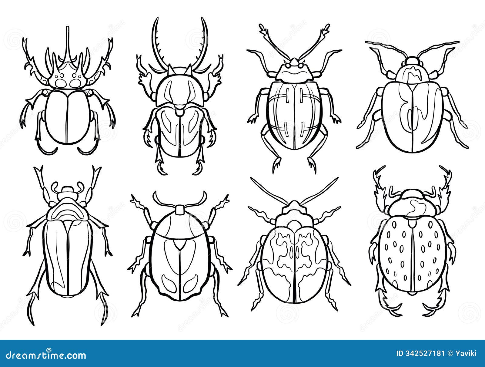 Doodle Tropical Anona. Hand Drawn Stylish Fruit And Vegetable. Vector ...