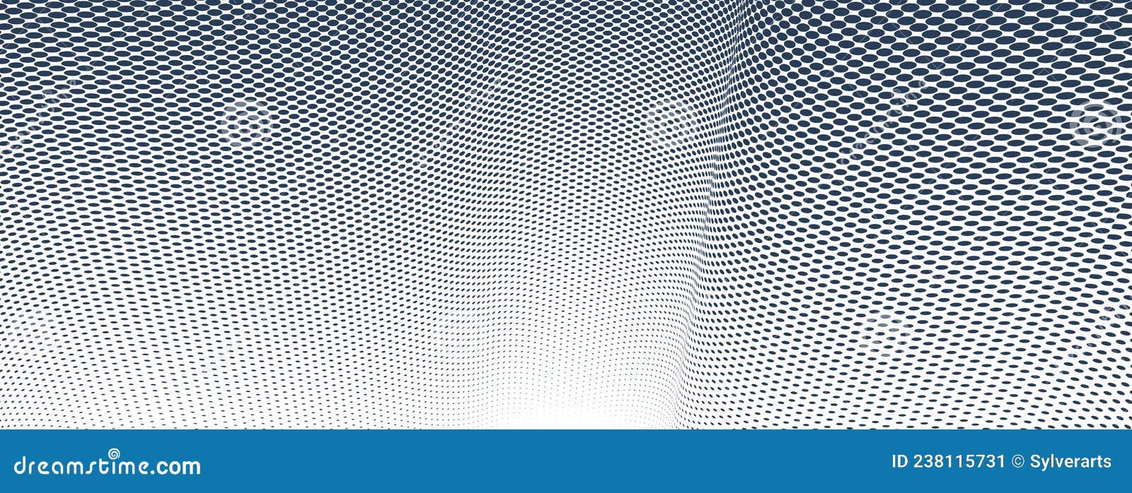 Black Dots in 3D Perspective Vector Abstract Background, Monochrome ...