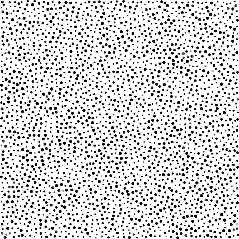 Black Dots Seamless Pattern for Textile Cloth Industry Stock Vector ...