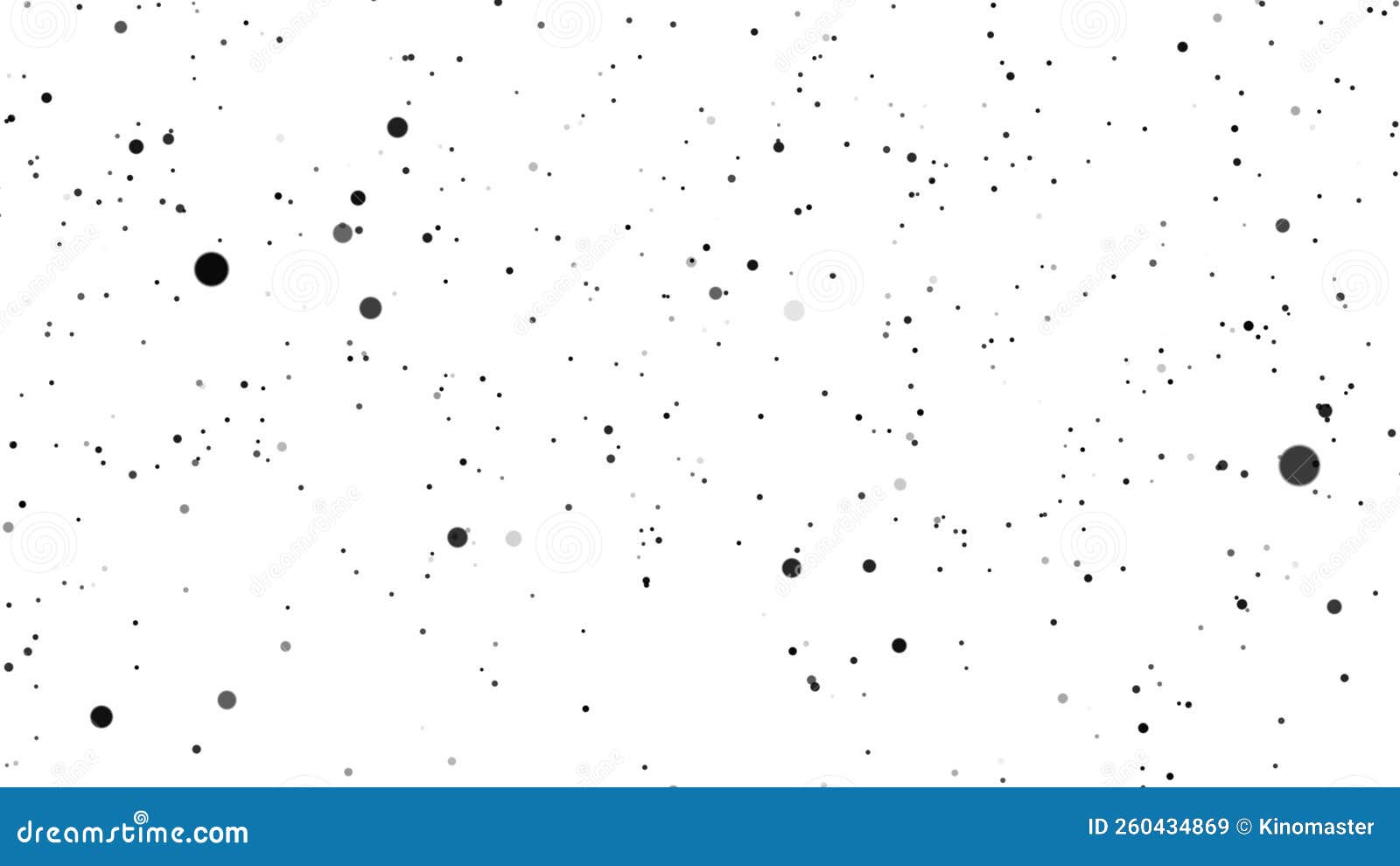 Black Dots of Various Sizes on a White Background. Paint Splatter Stock ...