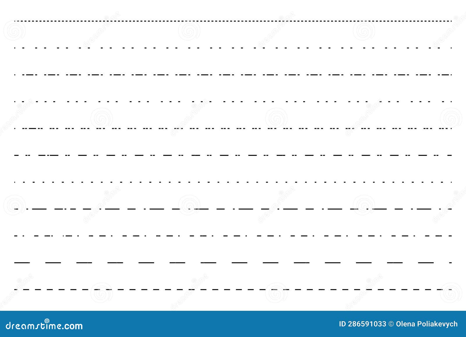 Black Dotted Line Set Collection. Sewing Cutting Kit. Vector ...