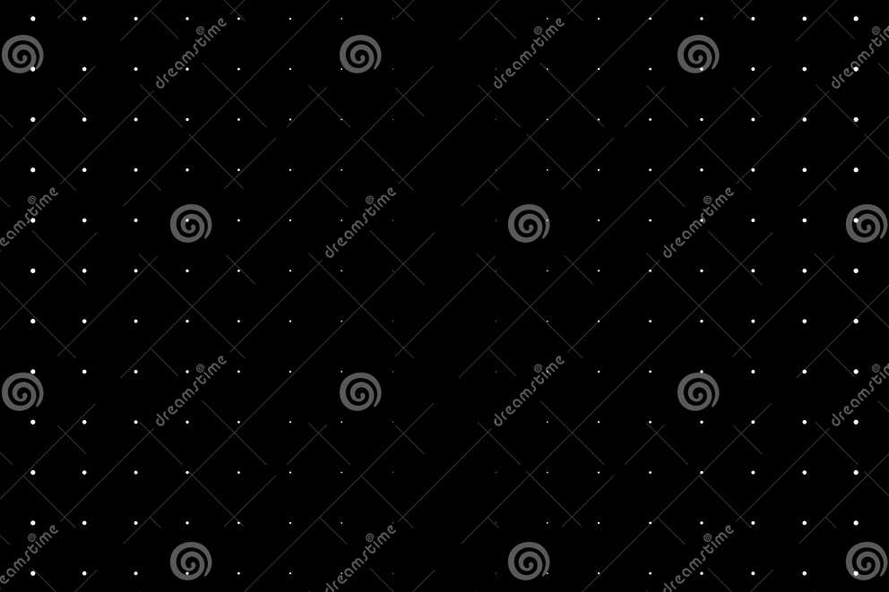Black Dotted Pattern. Minimal Vector Background. Geometric Seamless ...