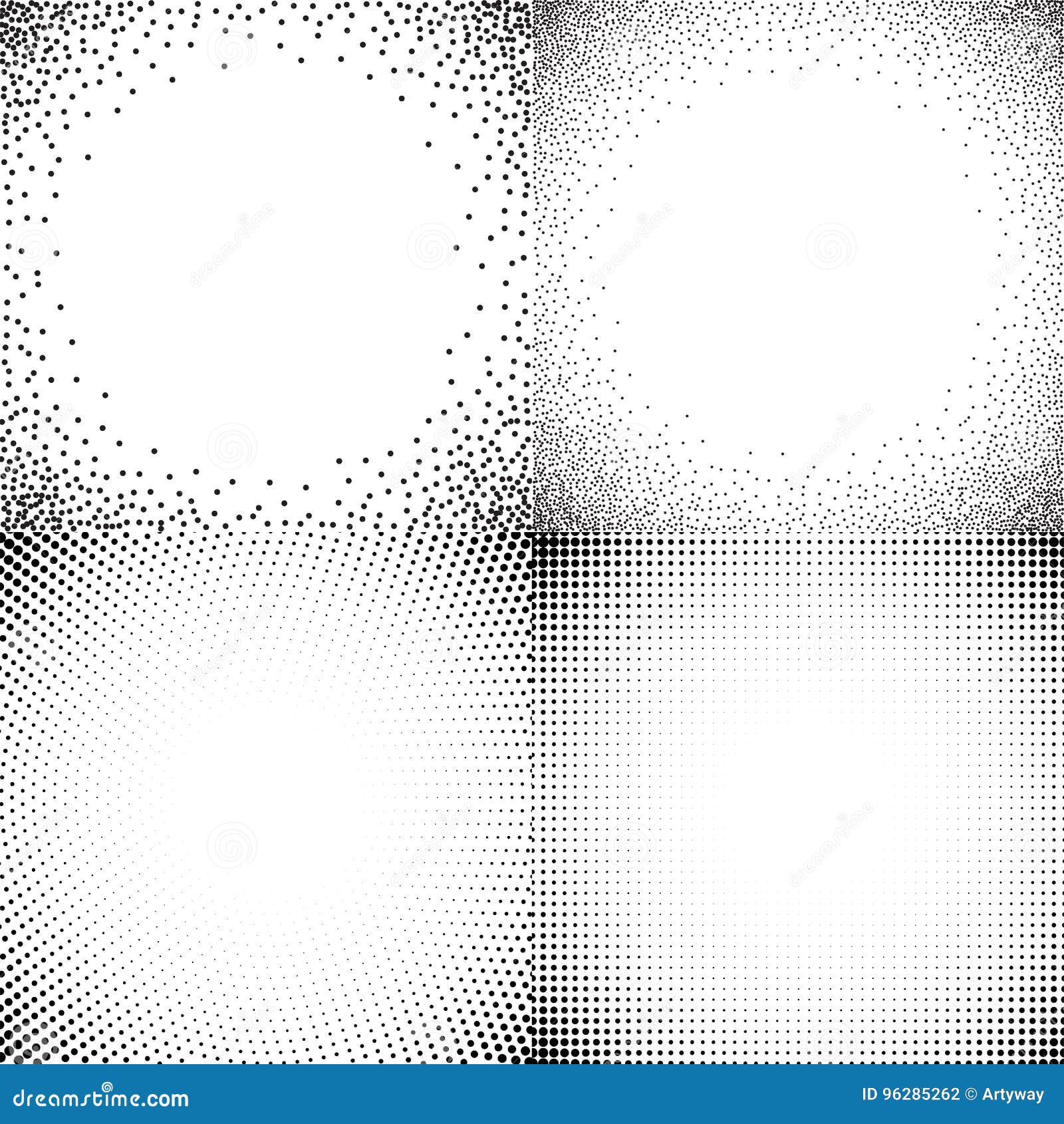 Black Dotted Wines For Comics And Fashion Illustrations In Vector Or ...