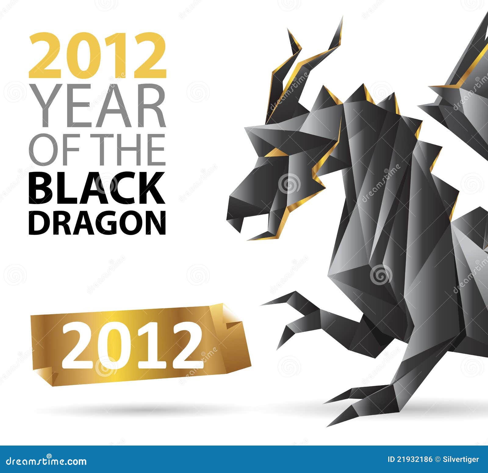 Dragon Origami Illustration, Drawing, Engraving, Ink, Line Art, Vector ...