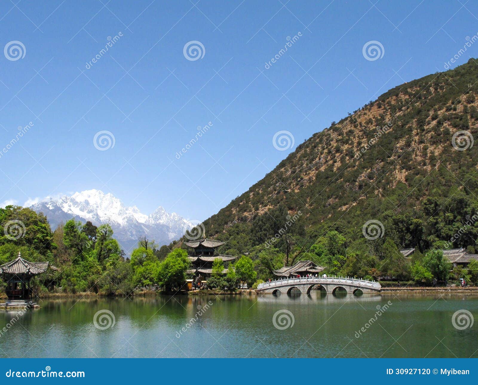 Black Dragon Pool in China stock photo. Image of travel - 30927120