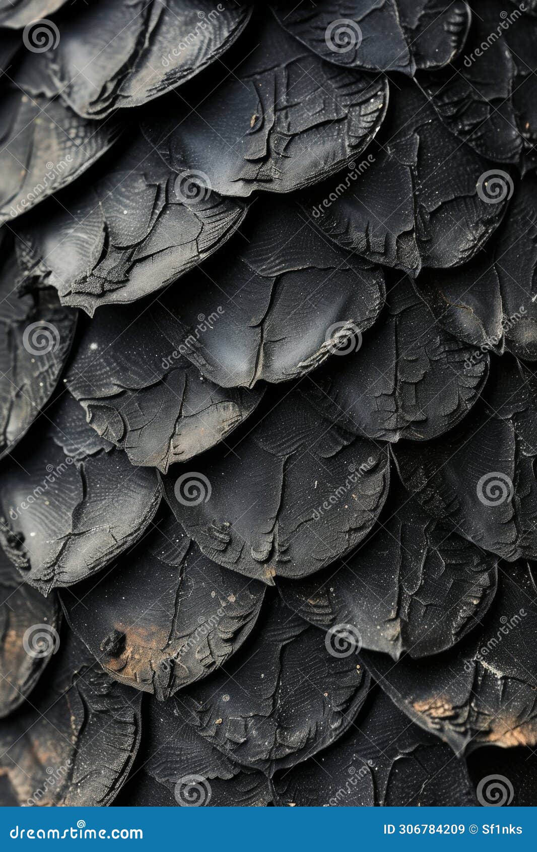 Black Dragon Scale Pattern Close-up - Luxury Background Texture for ...