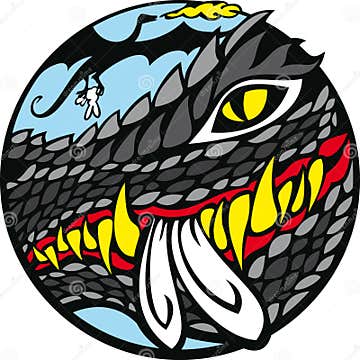 Black Dragon VS White Rabbit. Stock Vector - Illustration of year ...