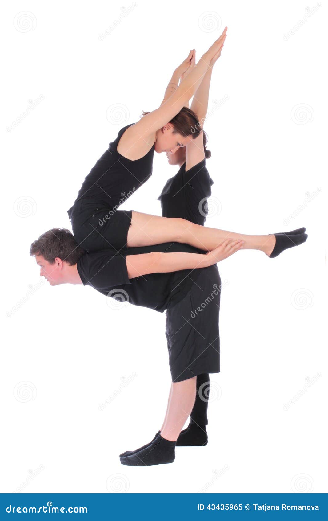 Black Dressed People Forming Four 4 Number Stock Image - Image of black ...