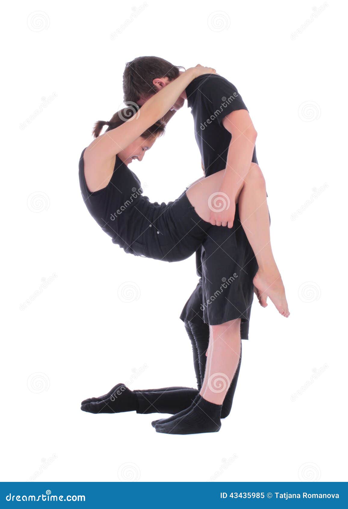 Black Dressed People Forming Nine 9 Number Stock Image - Image of ...