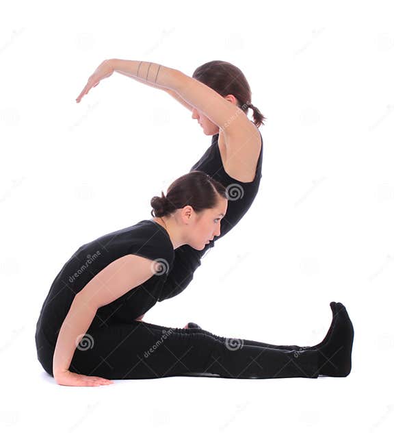 Black Dressed People Forming Two 2 Number Stock Image - Image of people ...