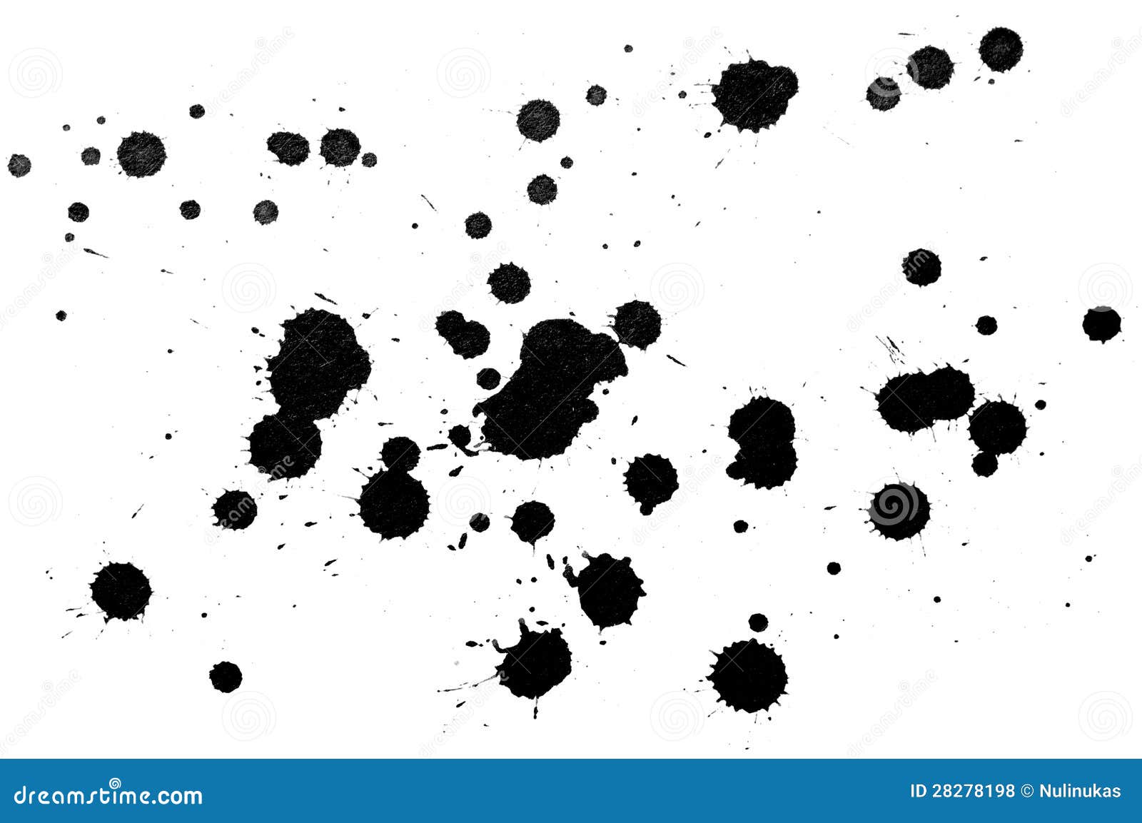 Black drop ink splatter stock photo. Image of graphic - 28278198