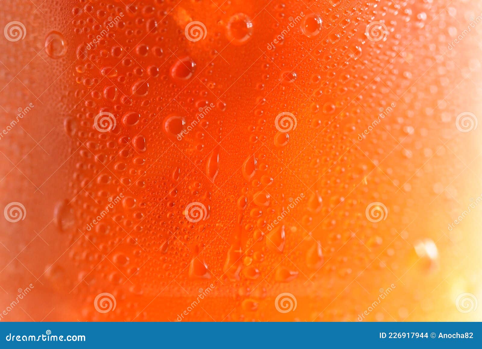 Black Drop of Orange-yellow Water Droplets Stock Photo - Image of ...